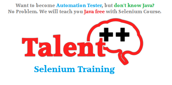 Selenium Training in Gurgaon - Free Java Lesson Included - Talent++